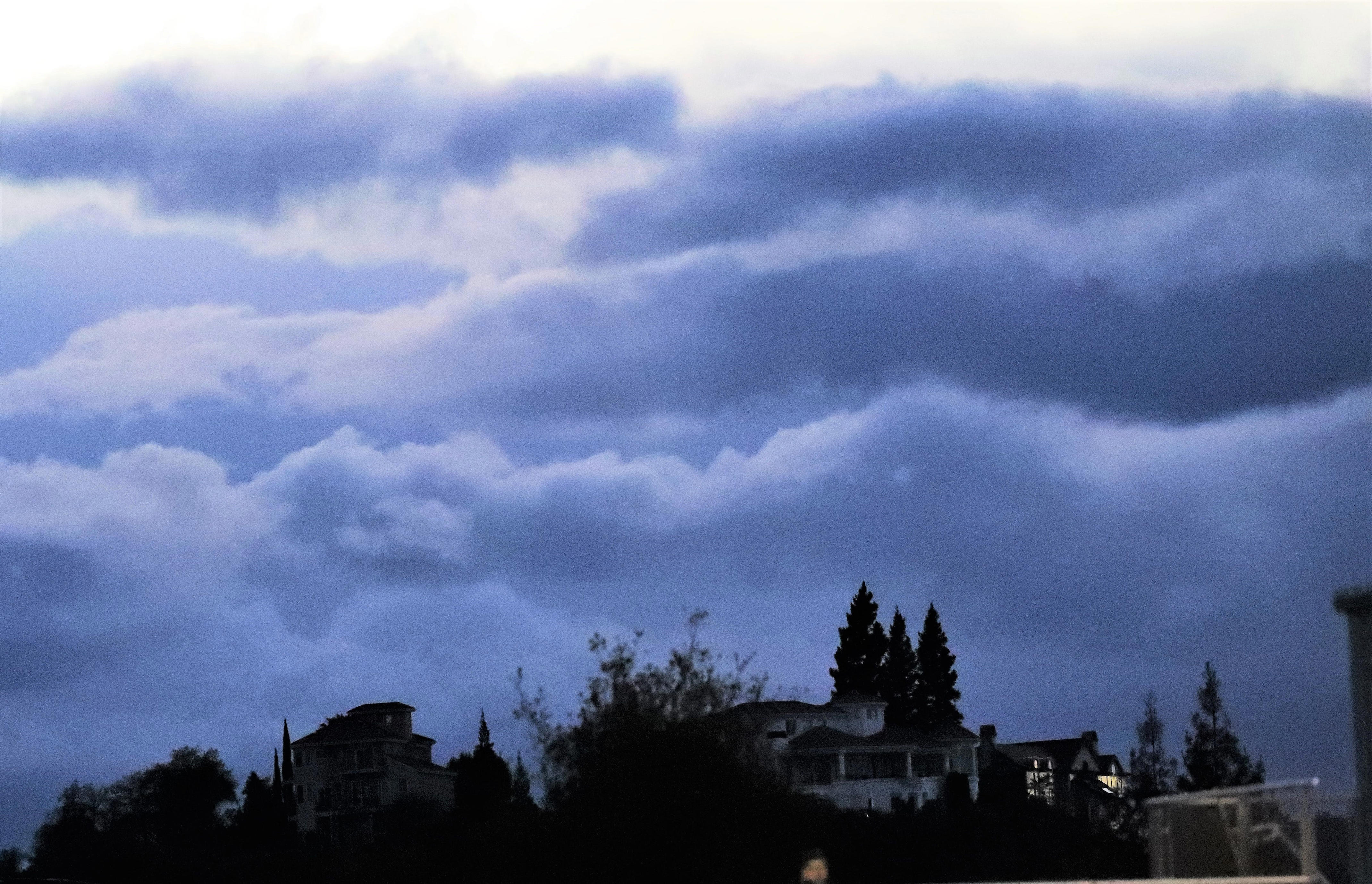 Golden weather in Redding turning gray. How much rain is coming?