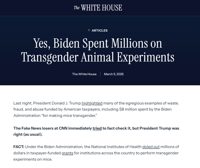 White House issues unhinged press release that could have been written by Trump himself