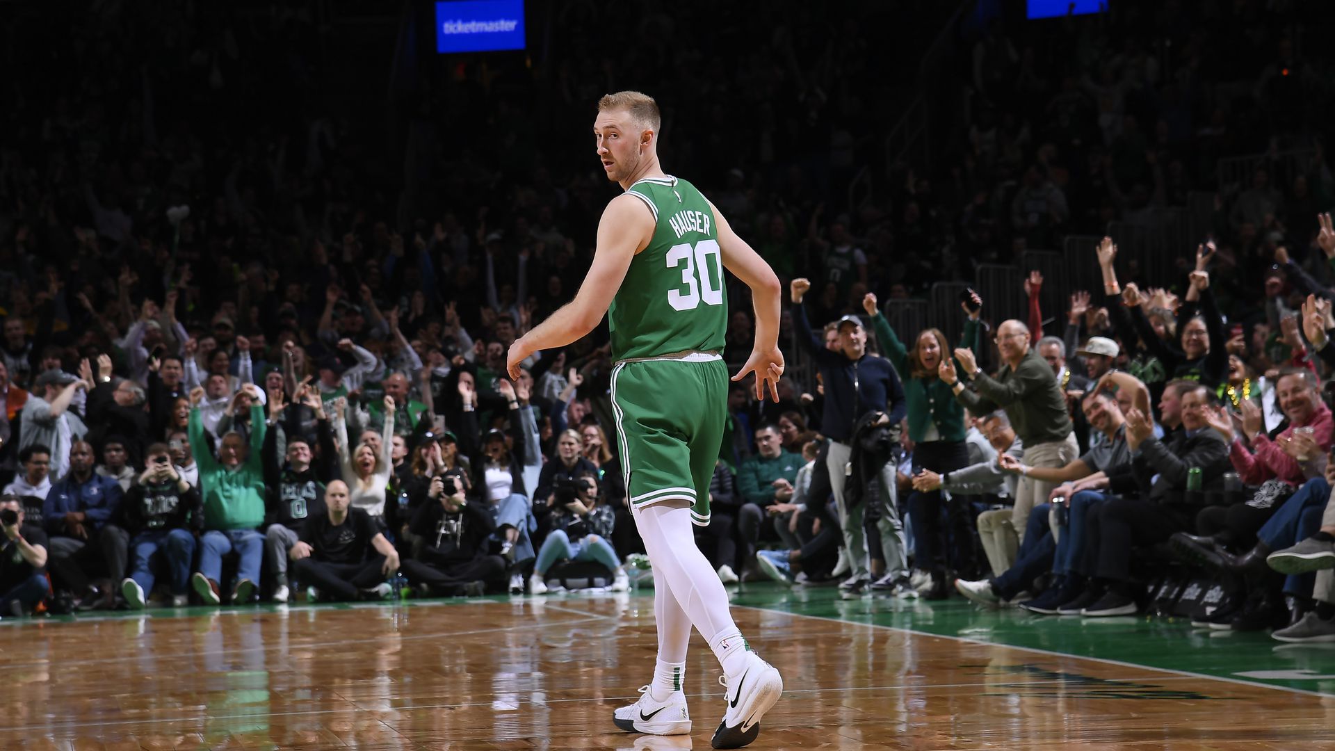 Sam Hauser has career-night vs. Jazz