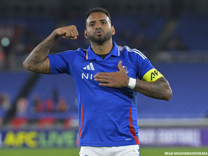 A・ロペス“クリロナ超え”2発!! 横浜FMが堂々のアジア8強、サウジ一斉開催のACLE最終決戦へ日本勢一番乗り