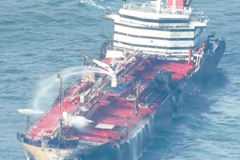 Ships 'burn through the night' following North Sea collision as crew ...