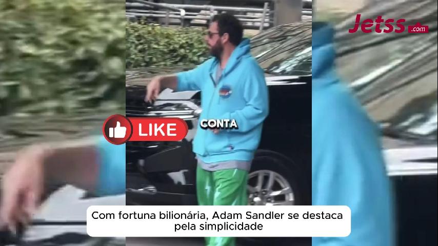 Com fortuna bilionária, Adam Sandler se destaca pela simplicidade