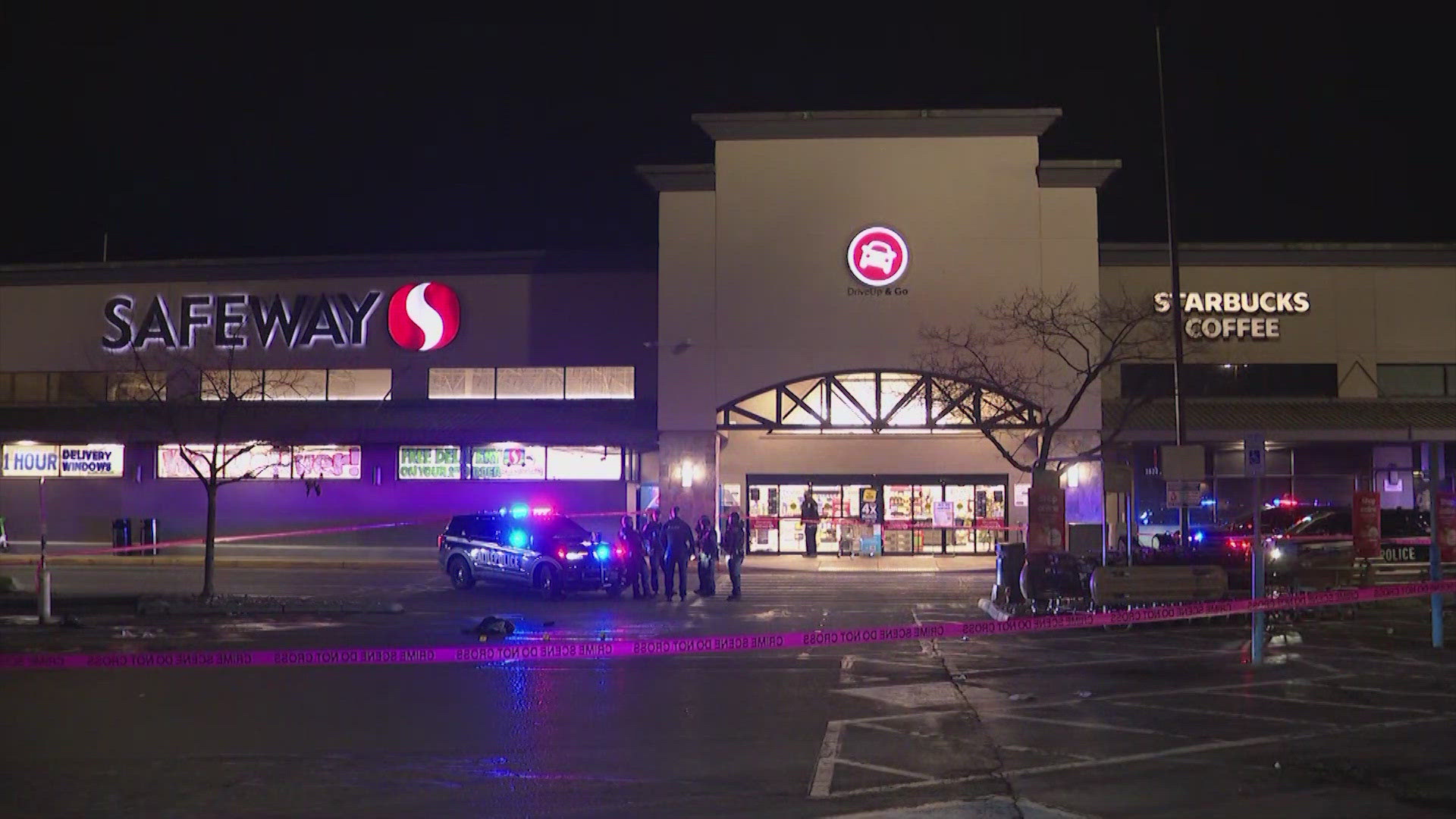 Man hurt in Safeway parking lot shooting