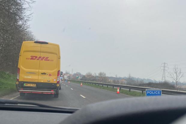 How wheel falling off car caused traffic chaos in Worcester