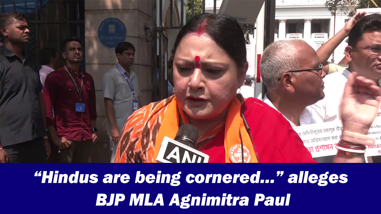 “Hindus are being cornered…” alleges BJP MLA Agnimitra Paul