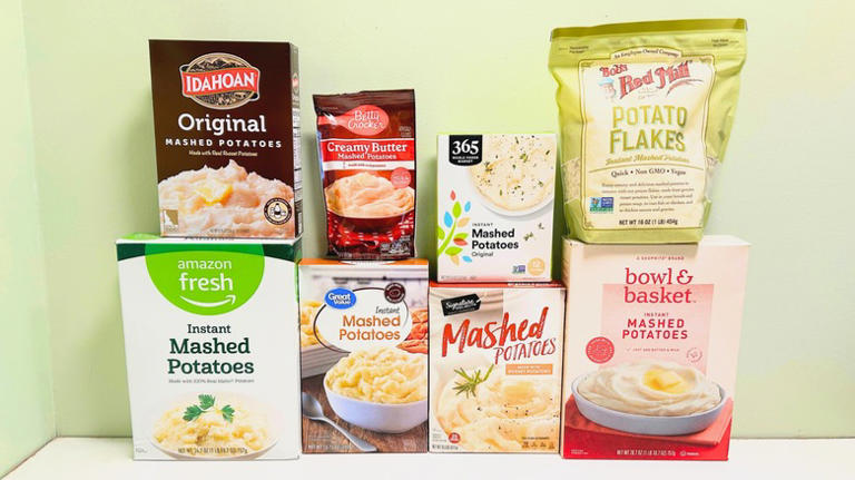 We Tasted And Ranked 8 Brands Of Instant Mashed Potatoes