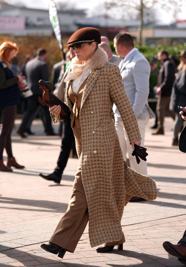 Cheltenham Festival 2025 fashion: Day three! Georgia Toffolo copies ...