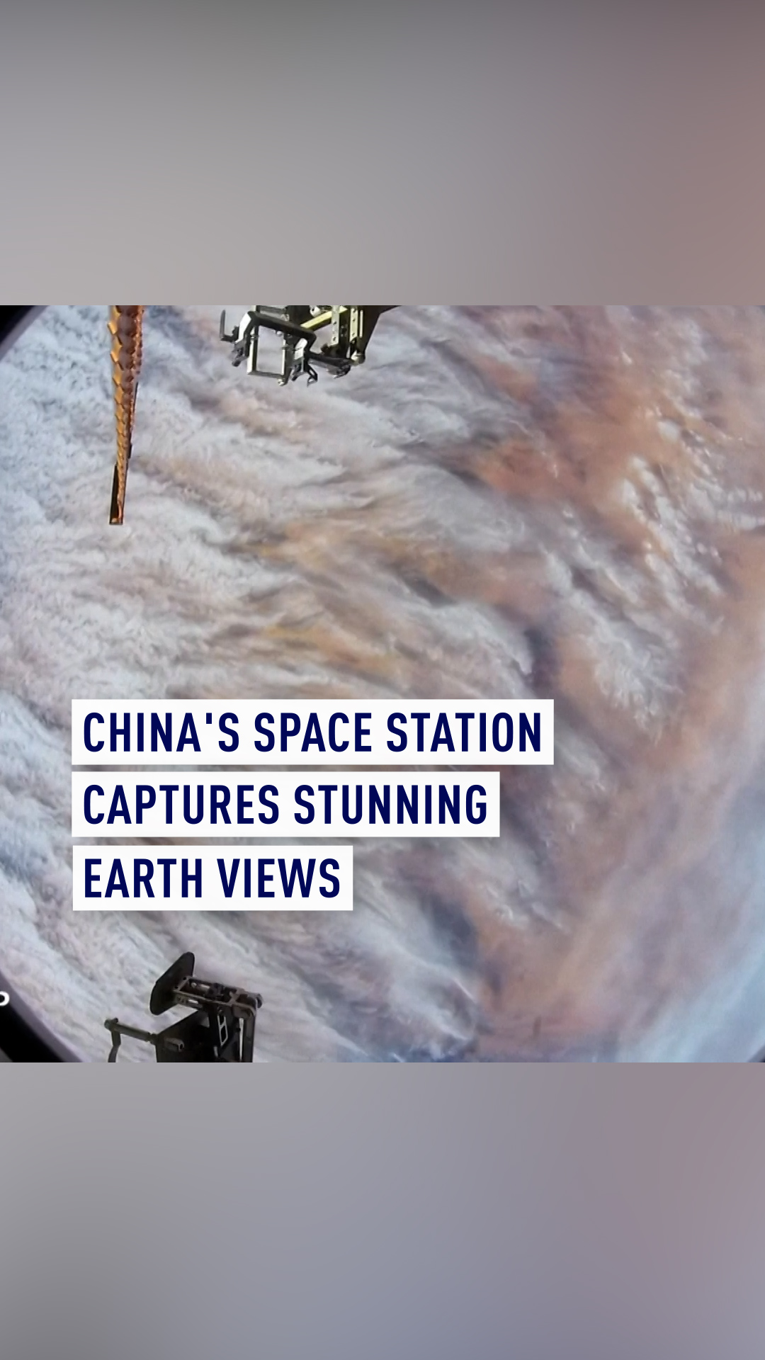 China's space station captures stunning earth views