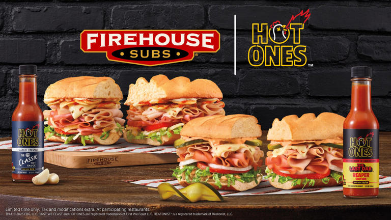 'Hot Ones" brings the heat to these new Firehouse Subs sandwiches