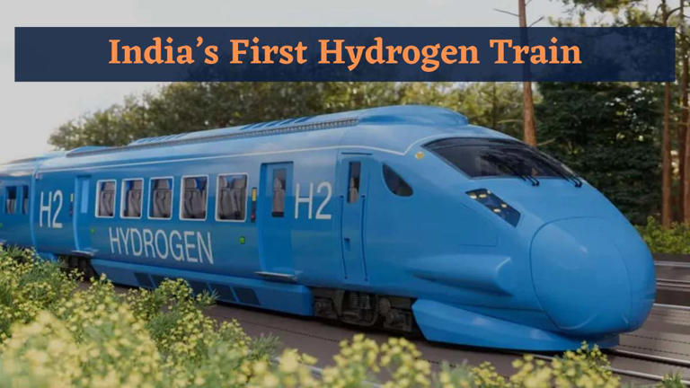 India’s First Hydrogen Train to Launch Soon: A Big Step Towards Green ...