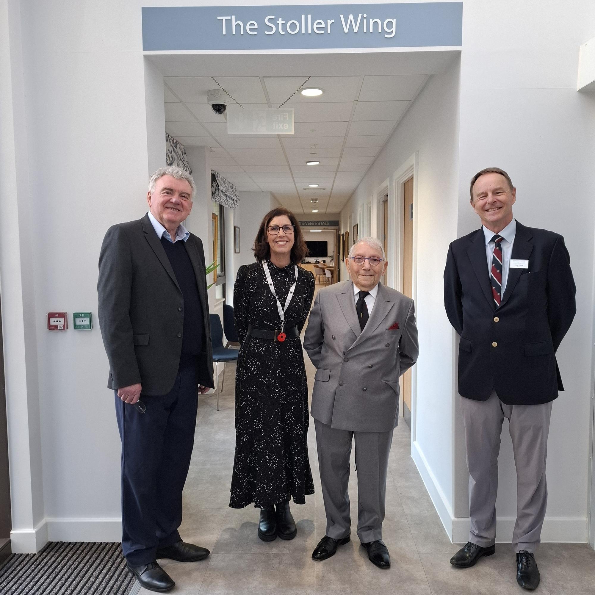 Sir Norman Stoller hails 'amazing' care and facilities at Salford ...