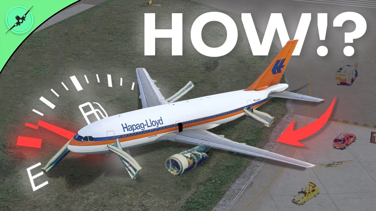 This German jet ran out of fuel! Hapag-Lloyd flight 3378