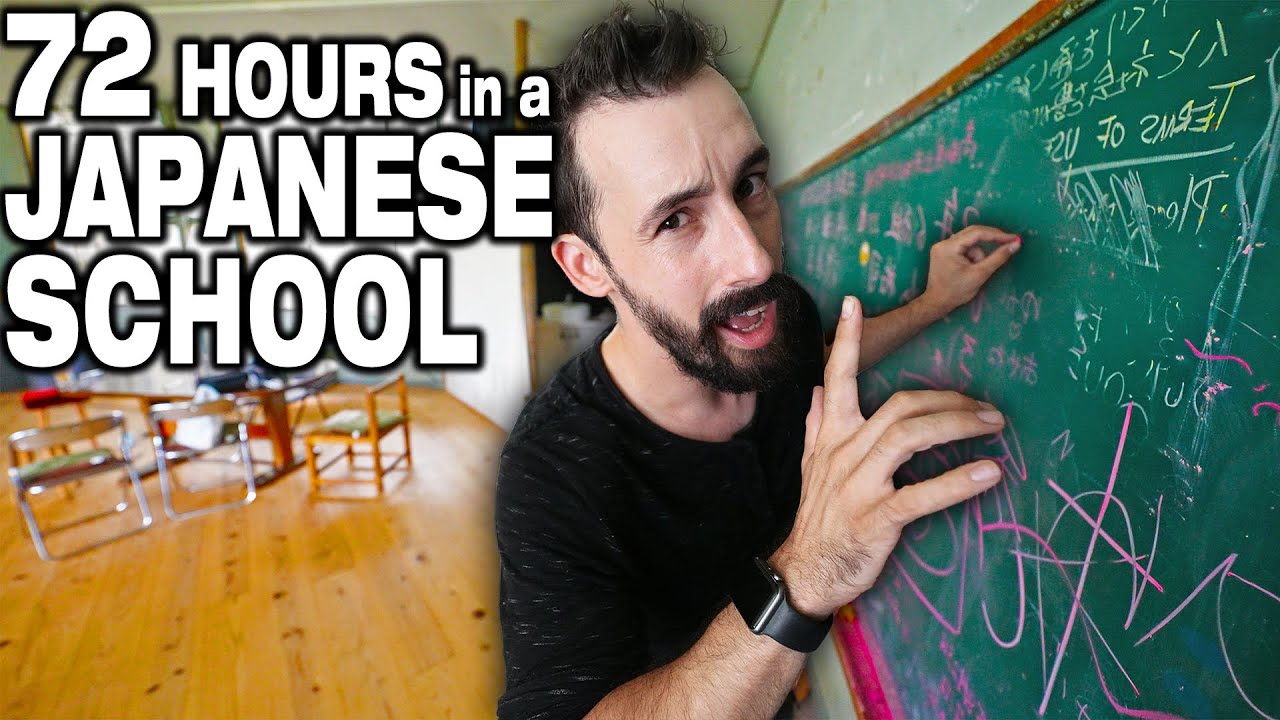 I Spent 72 Hours in a Japanese School - Abandoned in the Mountains