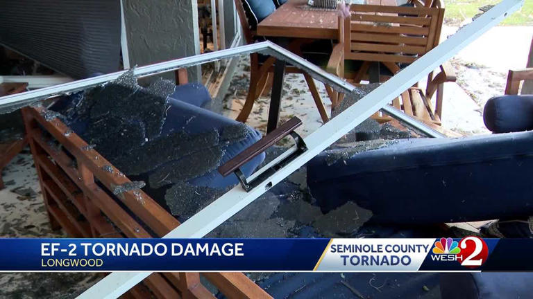 Longwood homeowners assess damage after EF2 tornado