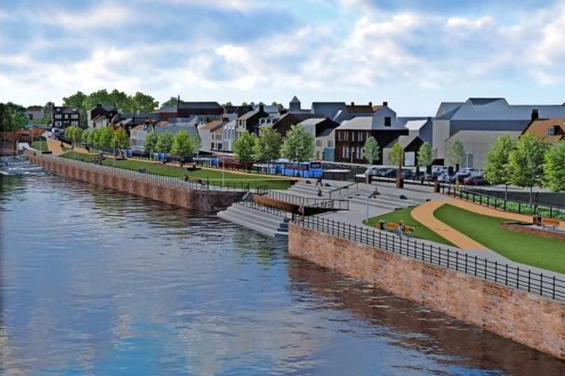 Tender for controversial Dumfries Whitesands flood defence scheme being ...
