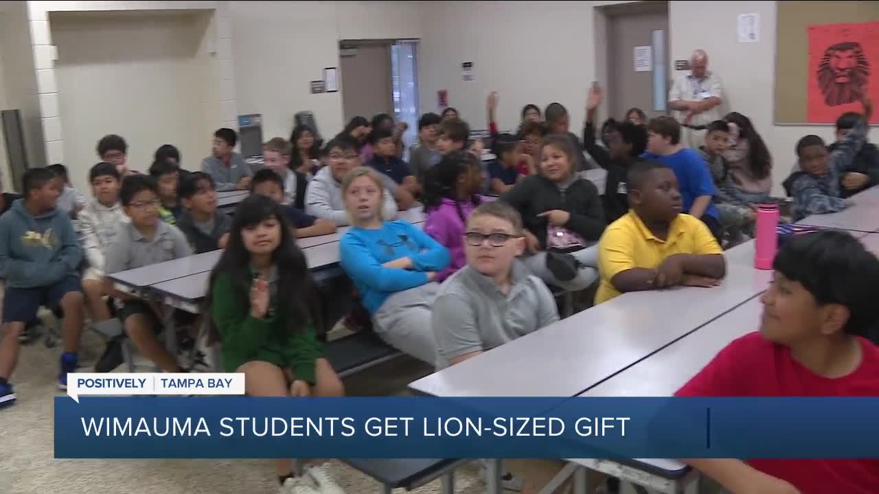 Wimauma Elementary students surprised with trip to Straz Center