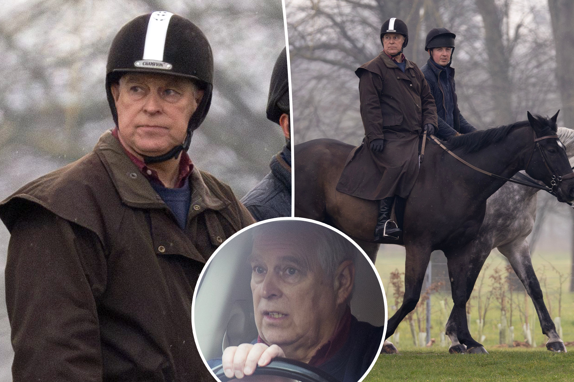 Prince Andrew appears downcast at Windsor Castle — just days after new ...