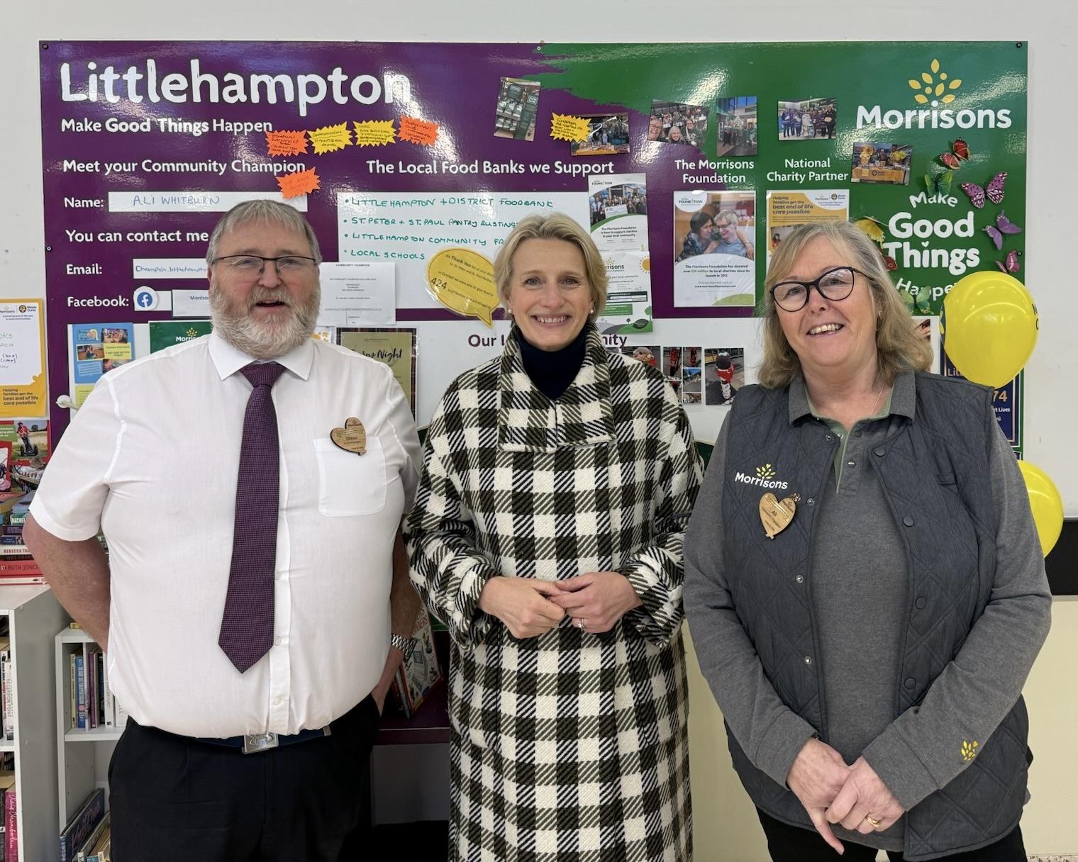 Littlehampton MP meets Morrisons colleagues to learn more about the ...