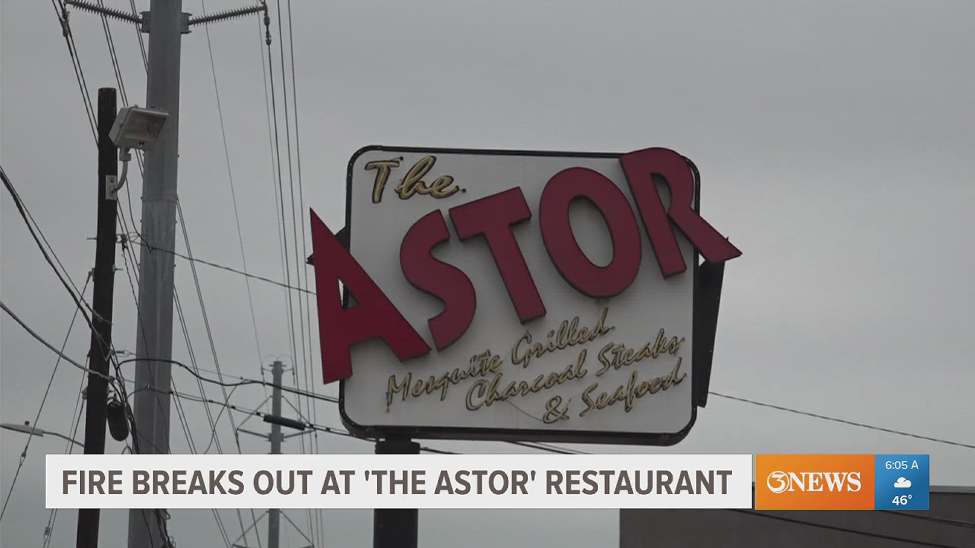 The Astor Restaurant damaged in late-night fire Monday