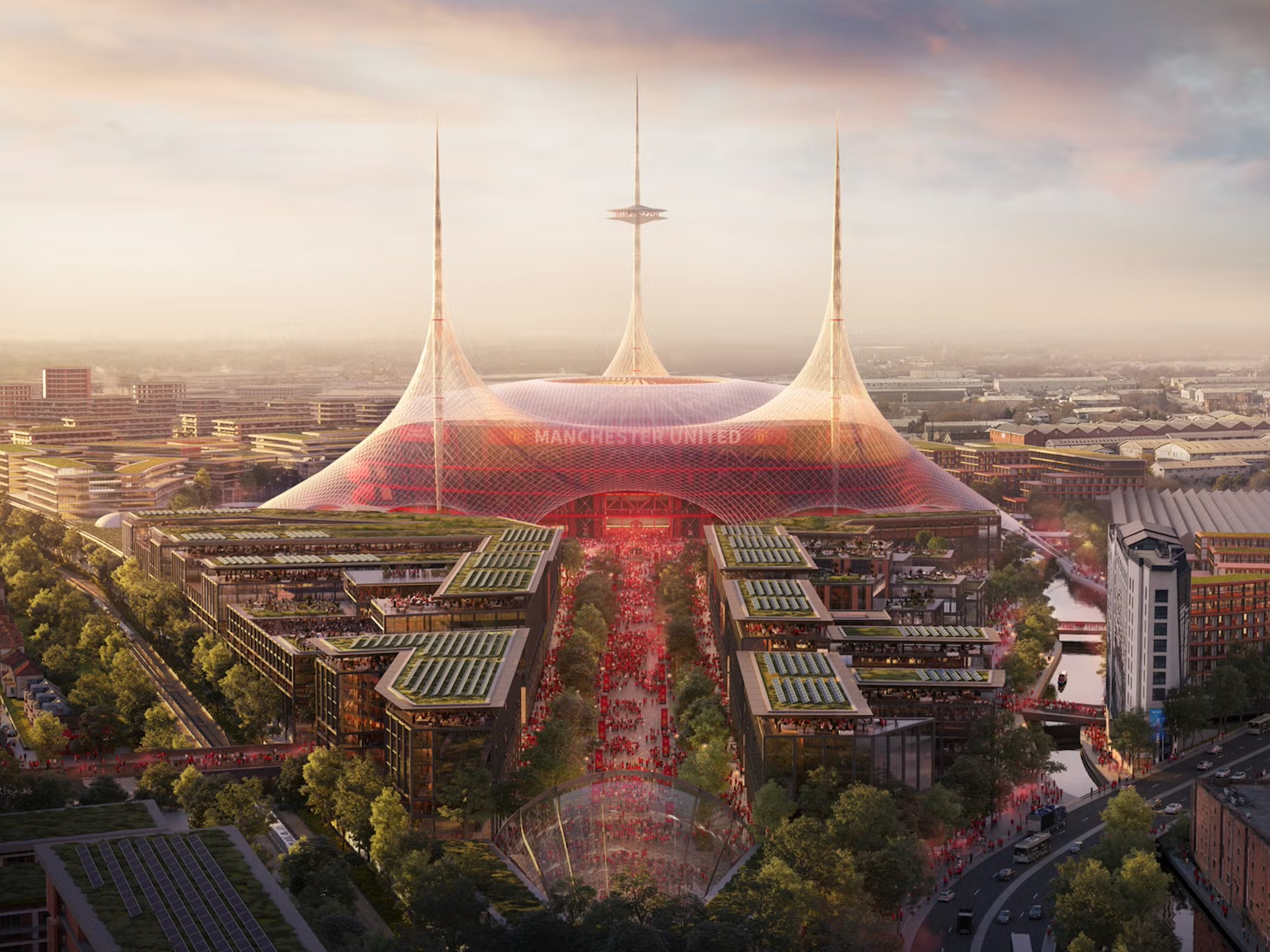 'Circus tent': Manchester United new 100,000 seater stadium plans ...