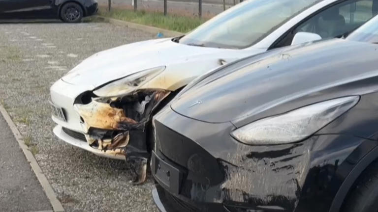 Tesla Cars Torched in France Amid Rising Backlash Against Elon Musk