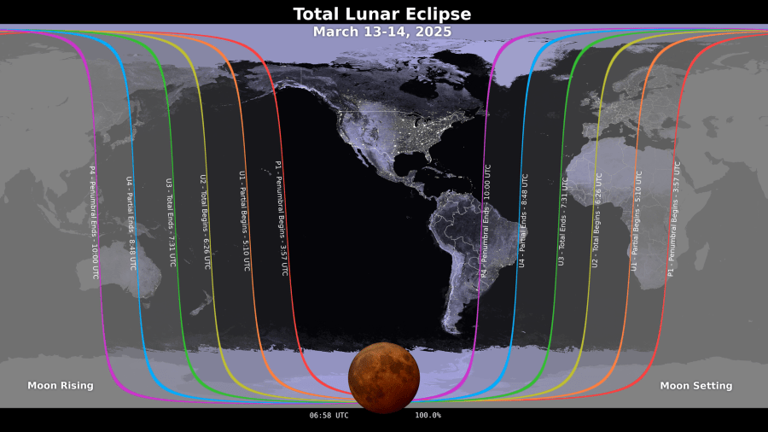 Where in the US will you be able to see the total lunar eclipse?