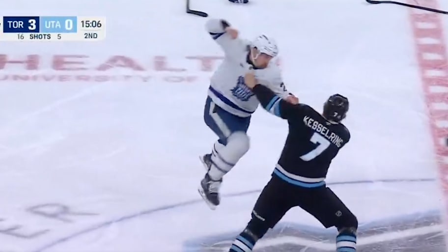 Toronto Maple Leafs Player’s Superman Punch During Fight Went Horribly ...