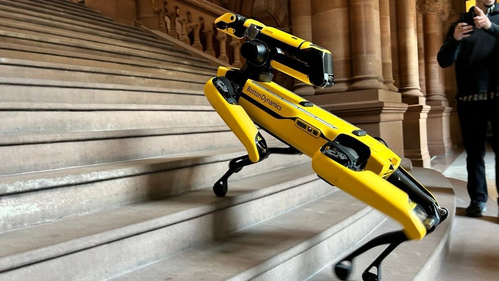Robotic dog to ascend Million Dollar Staircase in push for robotics ...