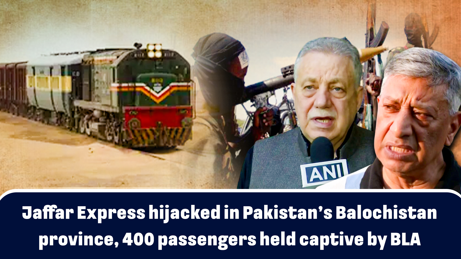 Jaffar Express hijacked in Pakistan’s Balochistan province, 400 ...