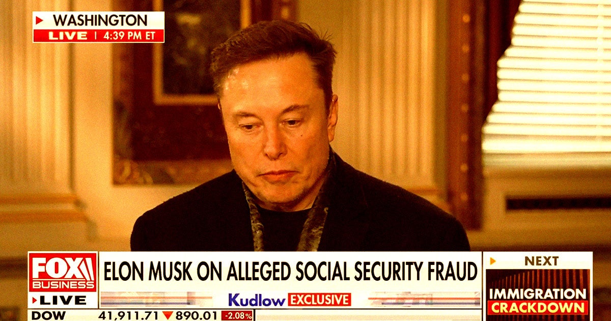 Elon Musk Looks Like He's Trying Not to Cry When Asked About Tesla