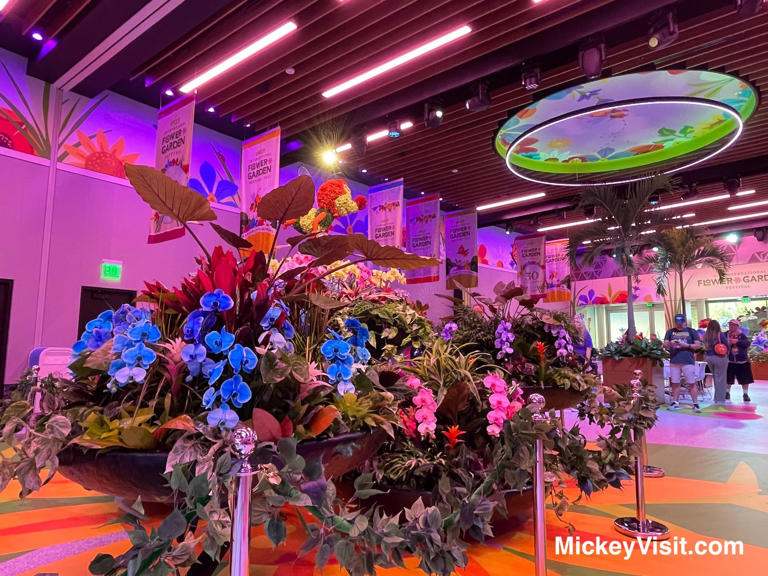 First Look at How Disney Is Using EPCOT's CommuniCore Hall for Flower ...