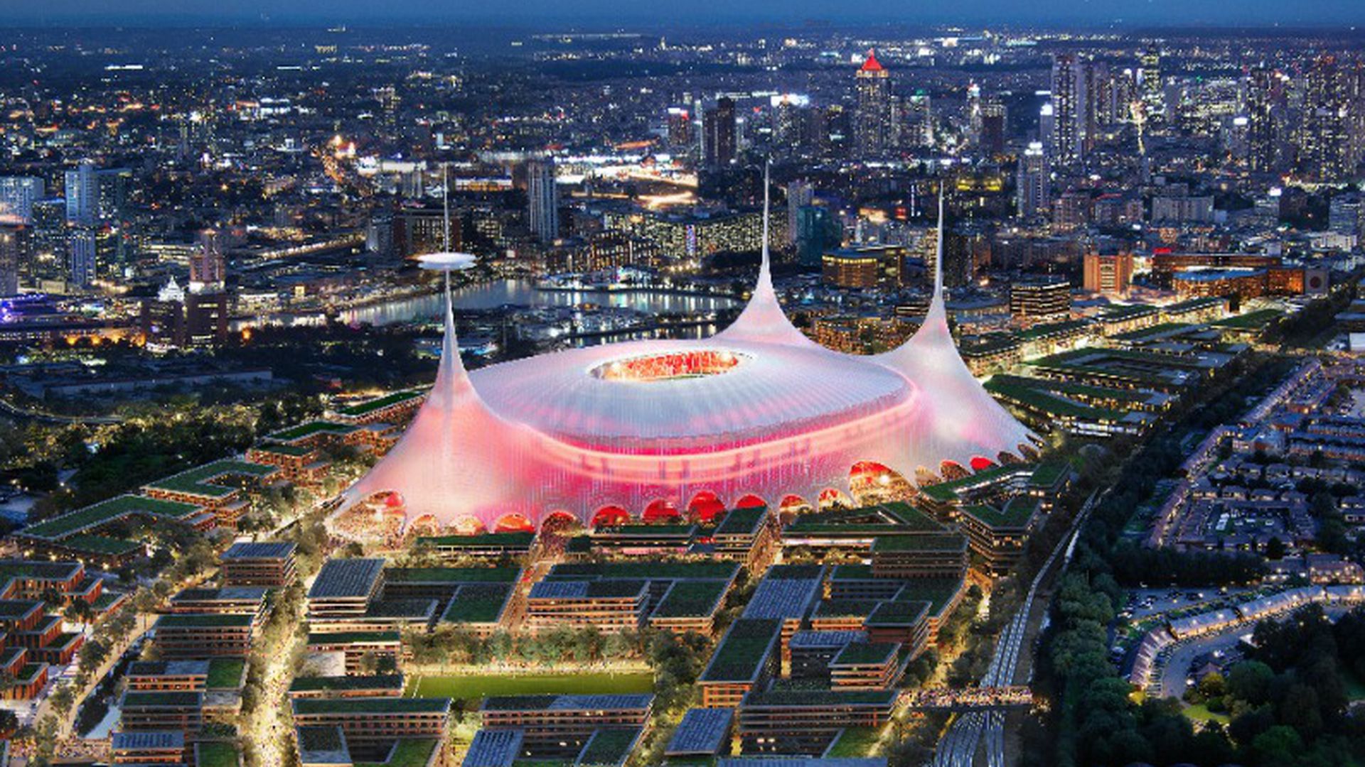 Manchester United reveal new 100k seat stadium design