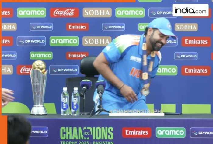 WATCH: Not phone or passport, Rohit Sharma forgets THIS after win… WATCH: Not phone or passport, Rohit Sharma forgets THIS after win…