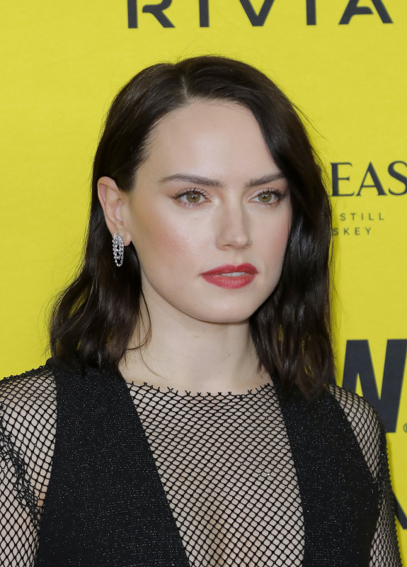 Daisy Ridley Turns Heads at SXSW in Goth Fishnet Dress