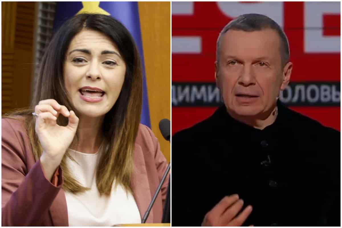 Pina Picierno attaccata dal giornalista pro-Putin, le offese di Solovyev: “Bestia schifosa ...