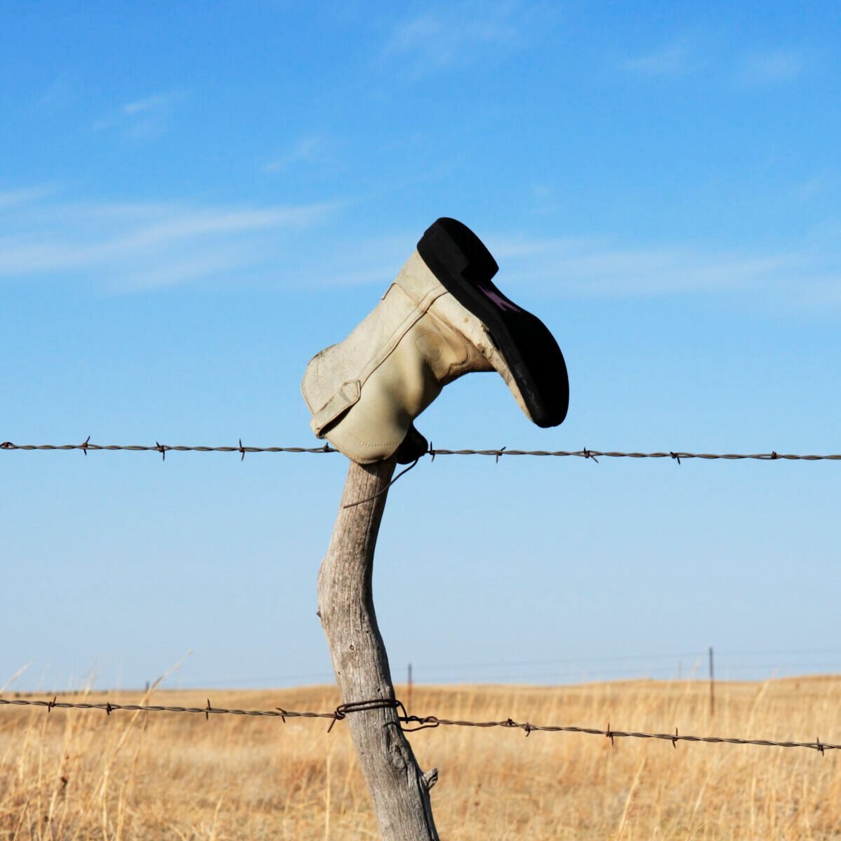 If you see a boot on a fence, here’s what it means
