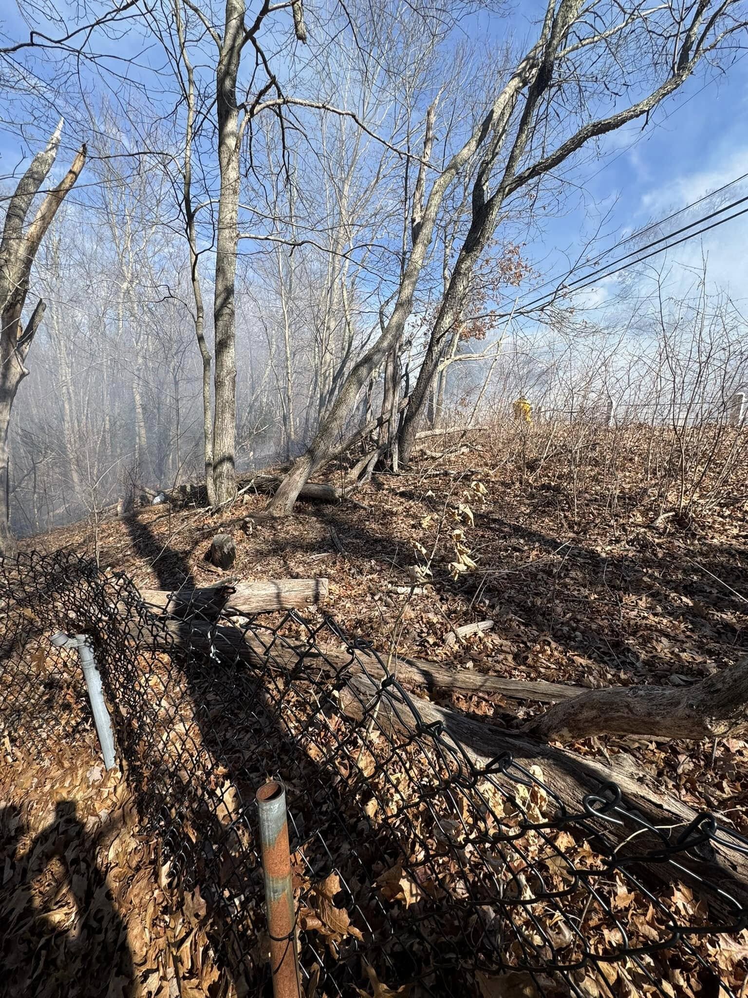 Crews battle brush fire in Monson