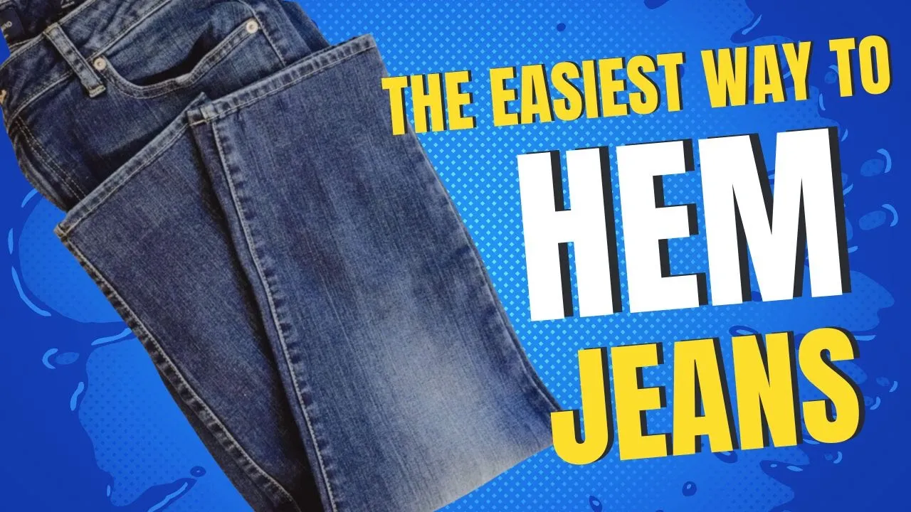 The Easiest Way To Hem Jeans