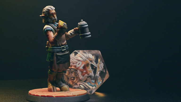 If you've ever wanted to trap your D&D character in dice like a fly in ...