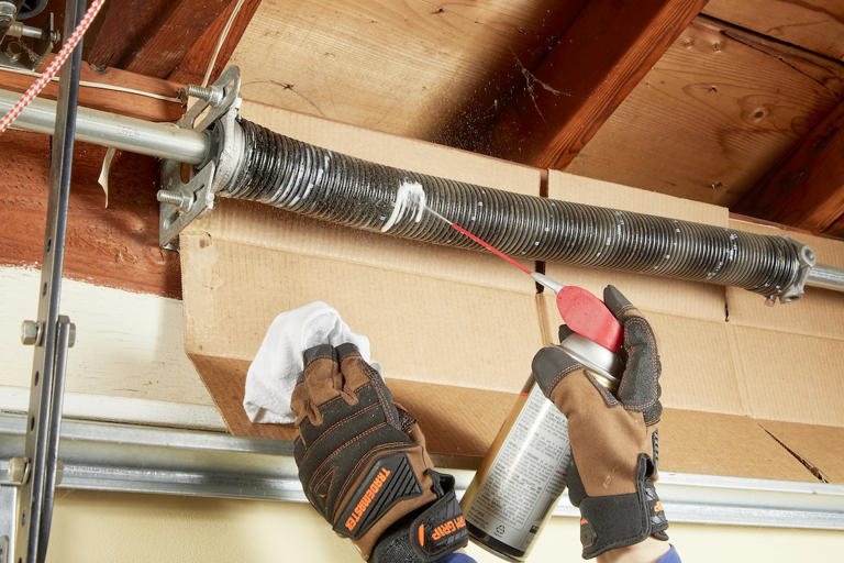 How to Lubricate a Garage Door to Keep It Operating Smoothly