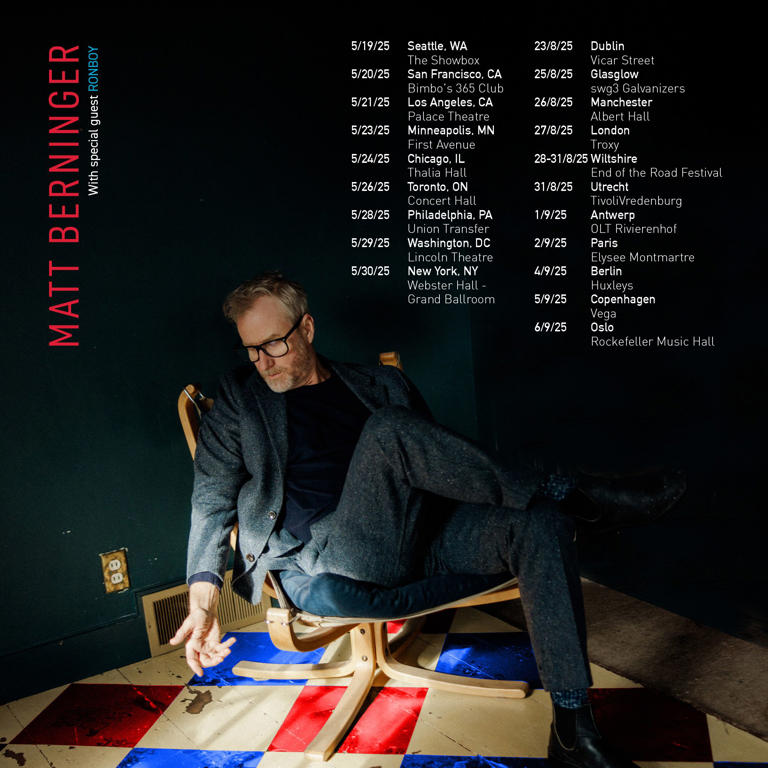 The National’s Matt Berninger Announces Tour and New Album, Shares New ...