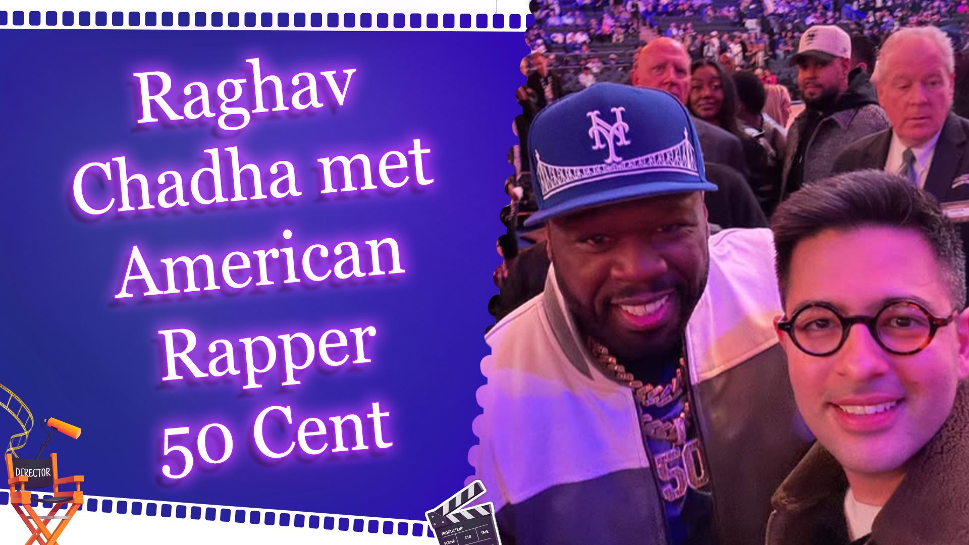 Raghav Chadha bumps into rapper 50 Cent: ‘Was looking for a Dollar but…’