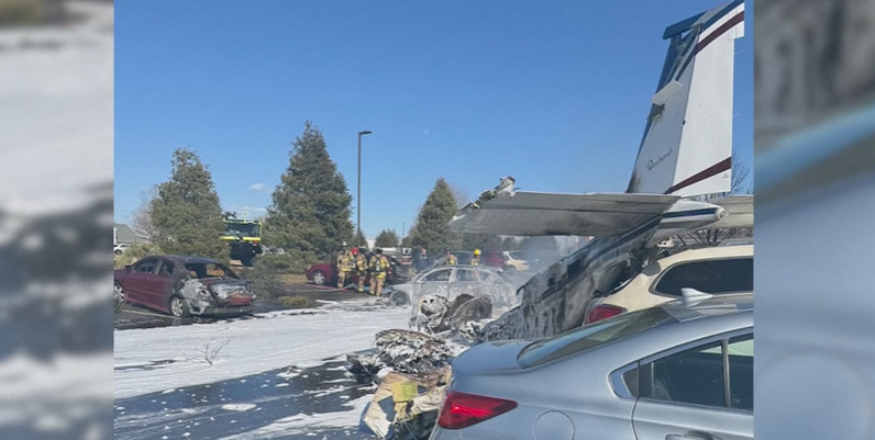Victims treated for burns after plane bound for Ohio airport crashes in ...