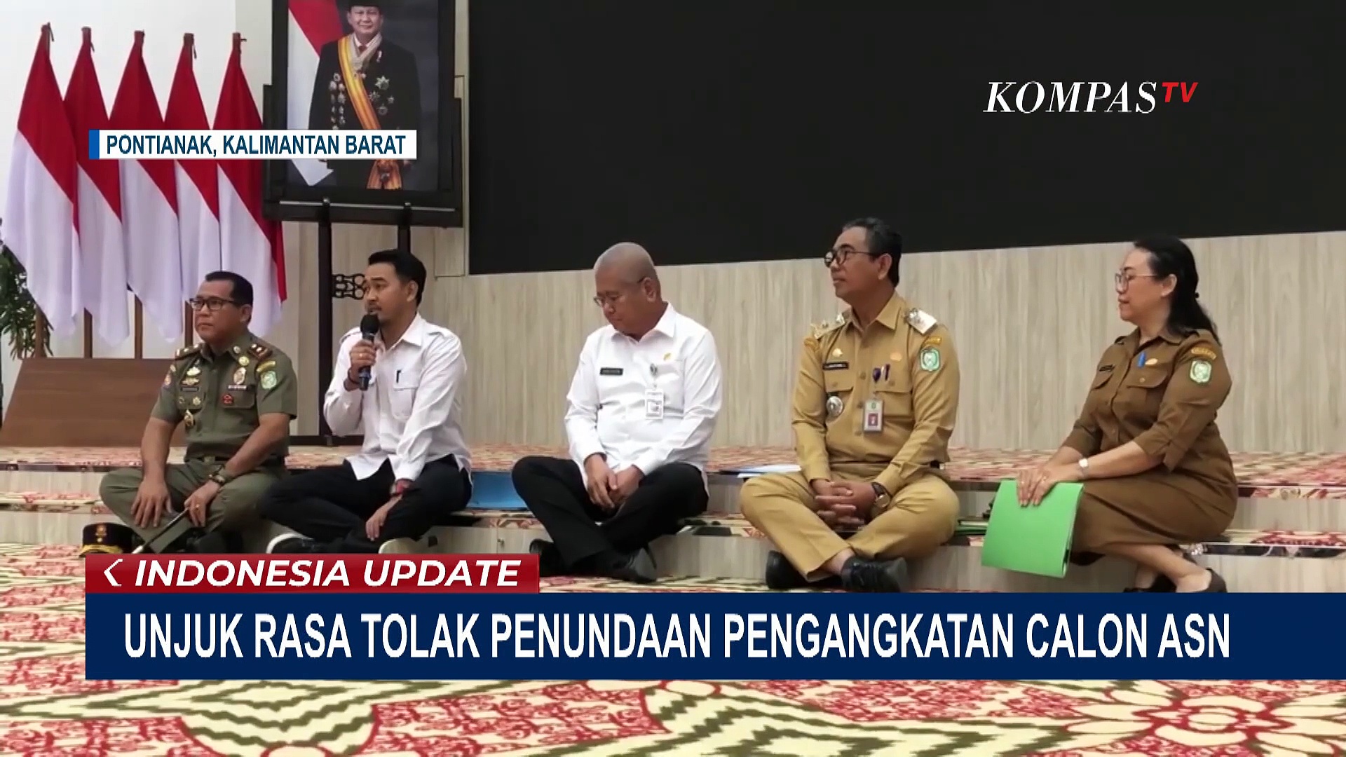 Aksi Demo Tolak Penundaan Pengangkatan Calon ASN - P3K Pontianak dan Lombok