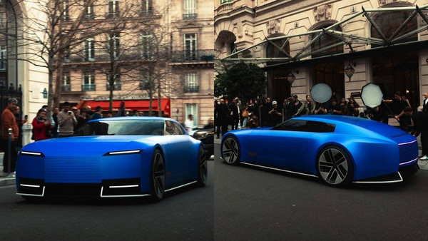 Jaguar Type 00 Concept debuts in French Ultramarine, turns heads during ...