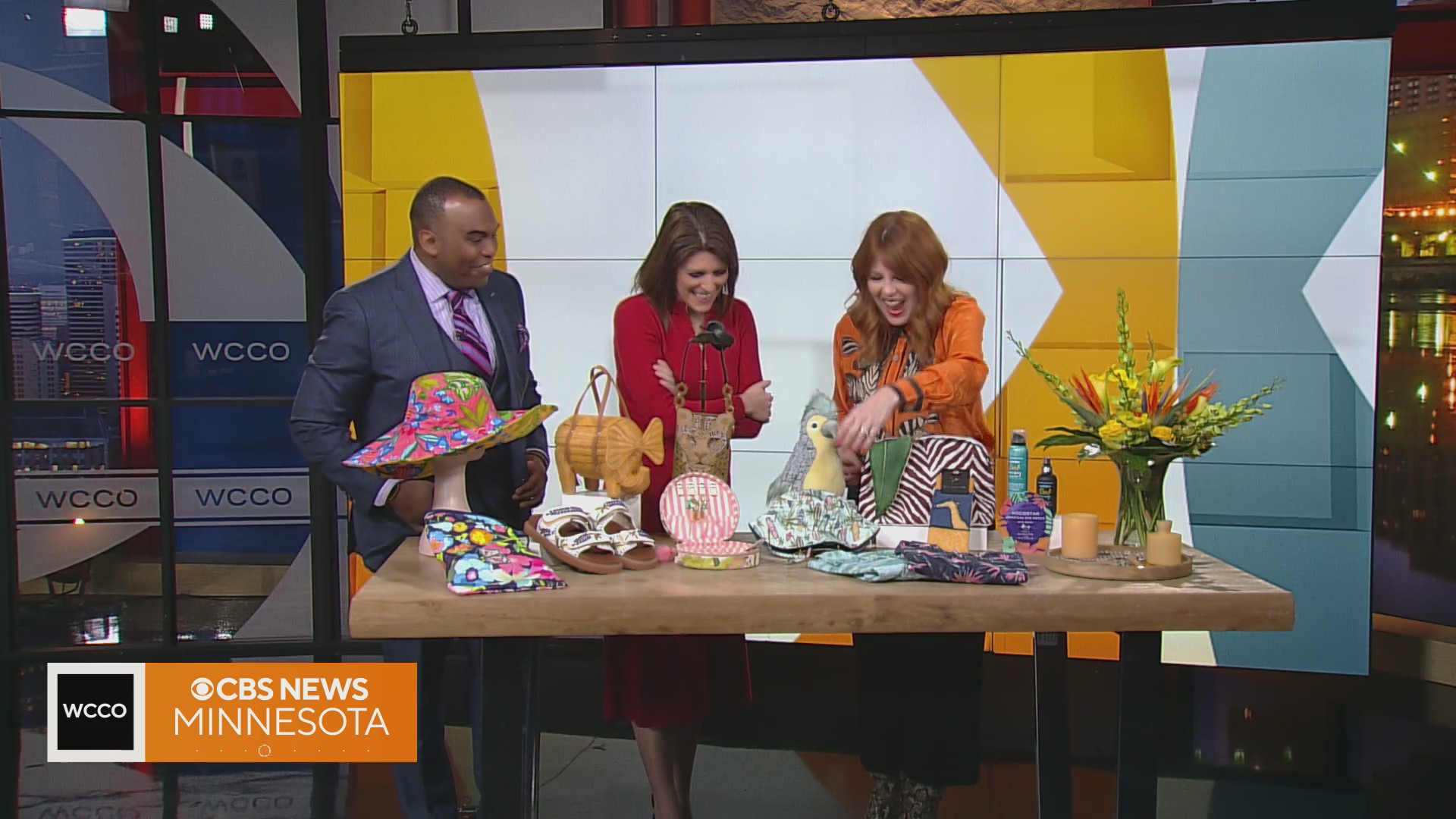 The Galleria’s “Escape to Paradise” shows off tropical items