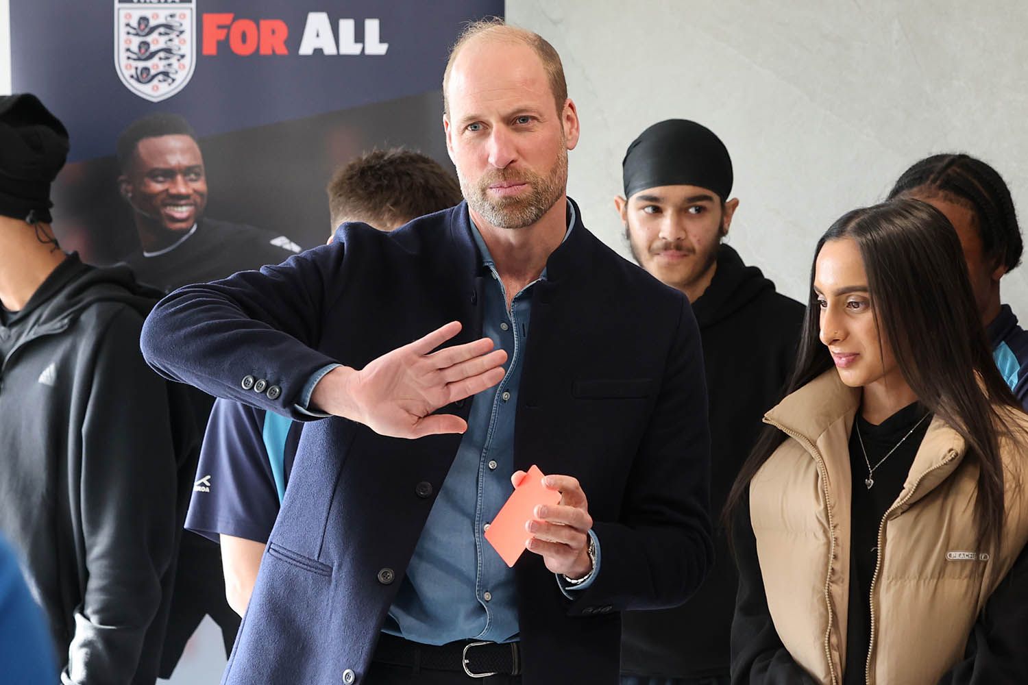 Prince William Hands Out Red Cards as He Plays Soccer Referee Following ...