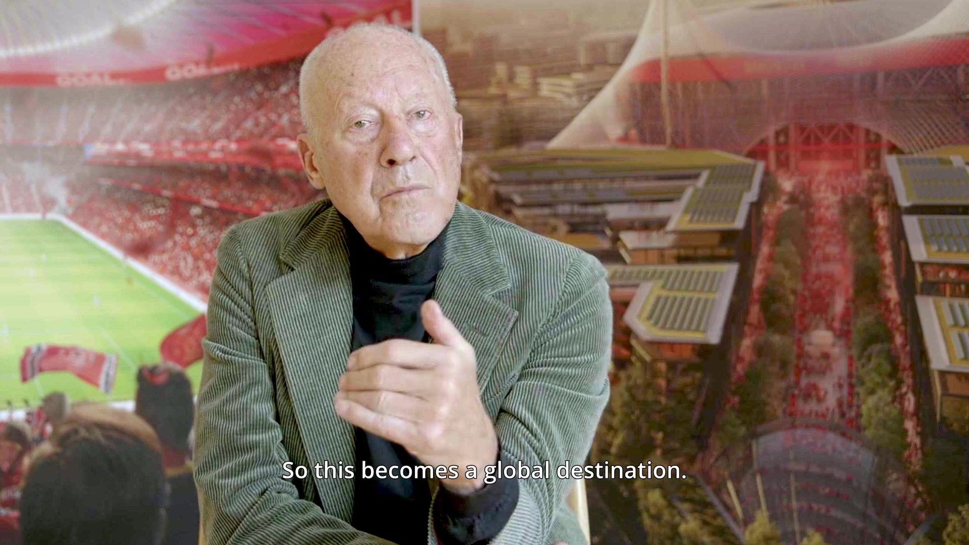 Interview with architect Lord Foster on Manchester United's proposed ...