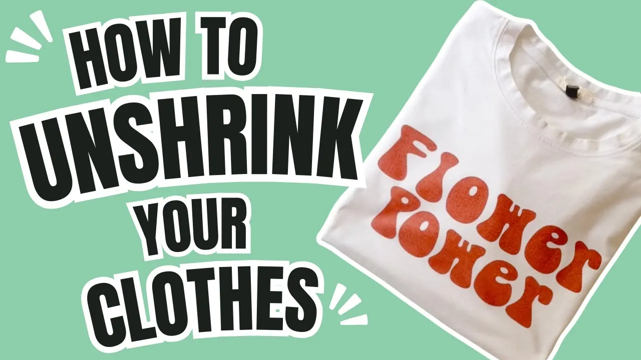 How To Unshrink Clothes