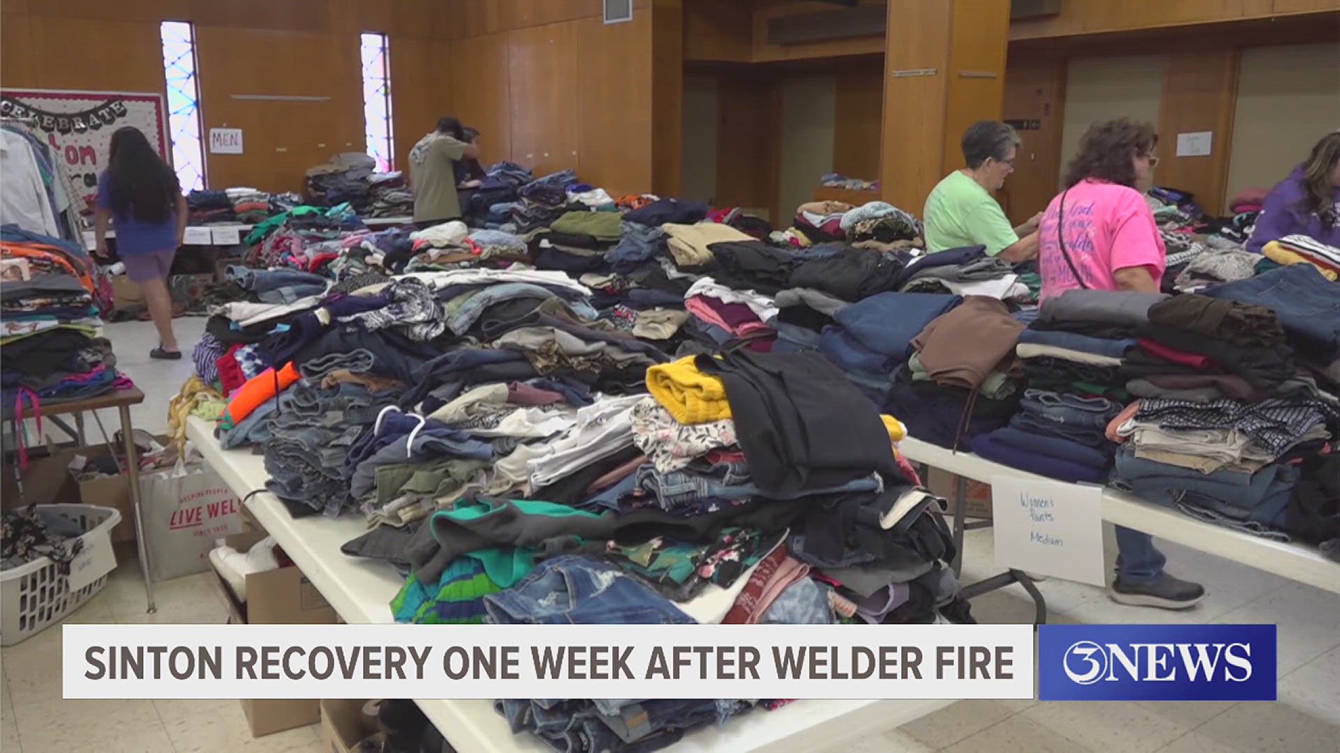 Sinton community rallies for relief one week after Welder Fire